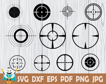 Targets SVG Cut Files target Clipart Commercial Use Instant Download ...