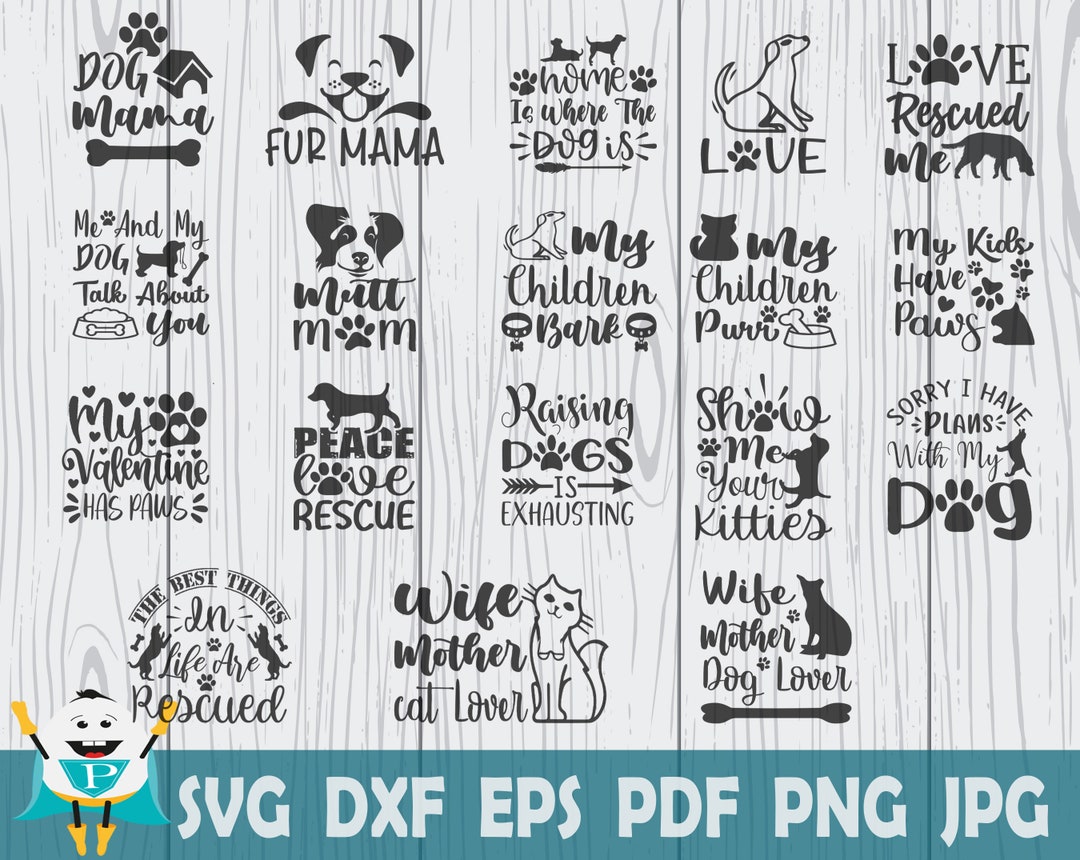 Dog Bundle SVG , Instant Download , Commercial Use - Etsy