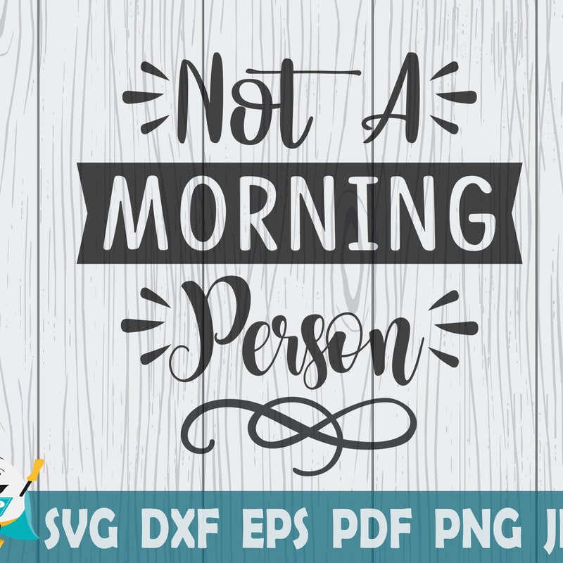 Not Morning Person - Etsy