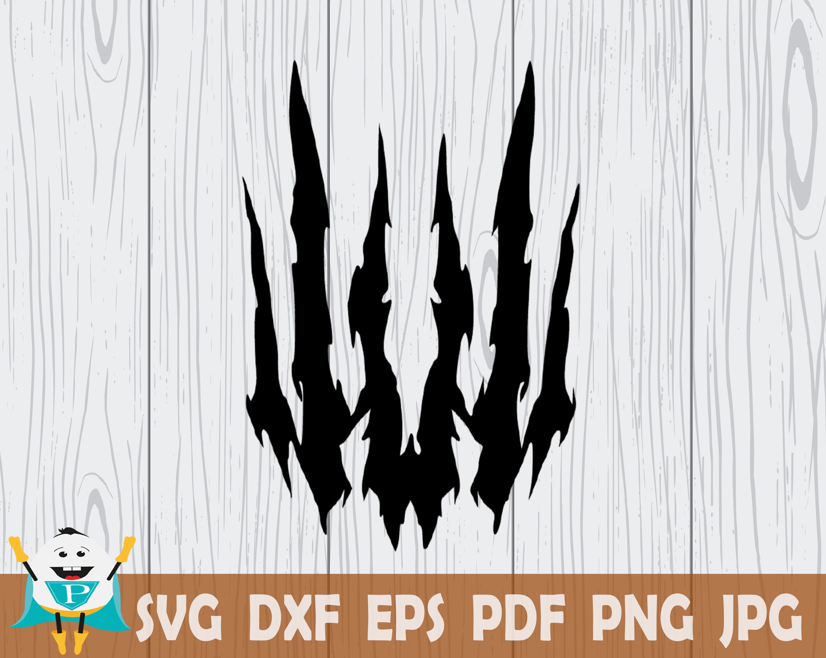 Garras SVG, Scratch, Silhouette, Vector imprimible, Cricut, Silhouette ...