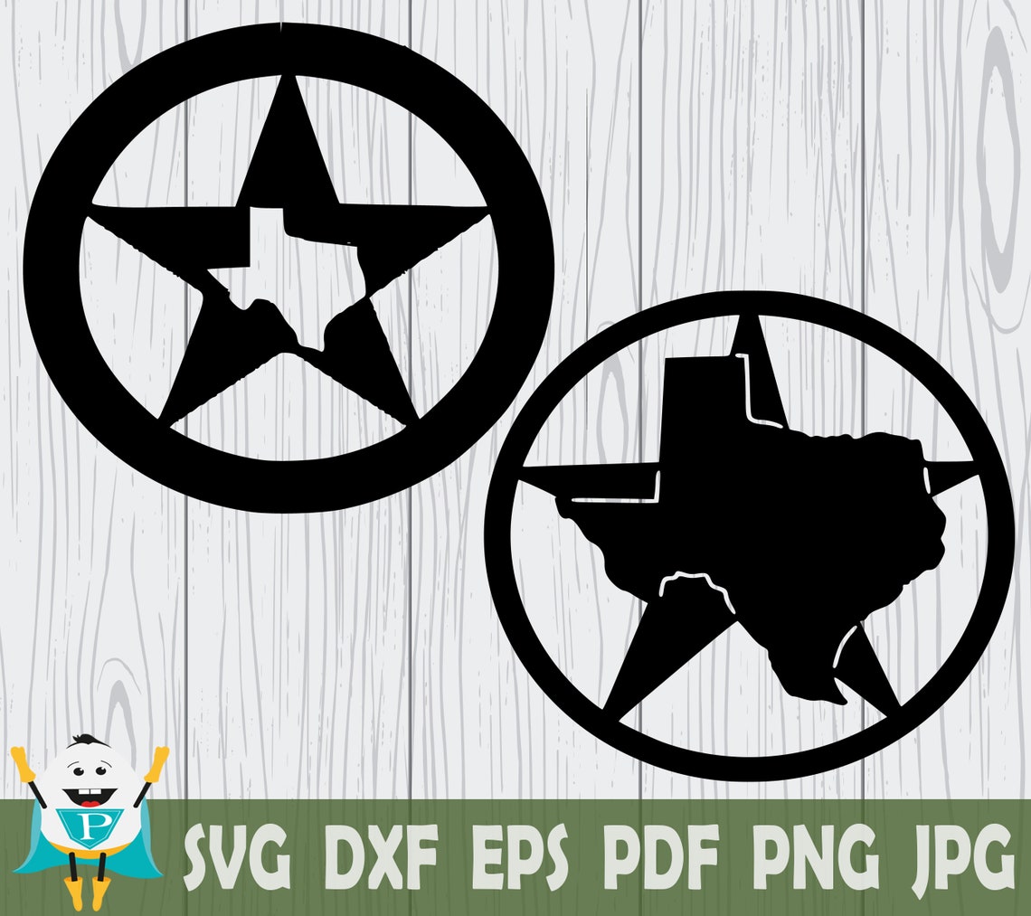 Texas State SVG Texas State Star Cut File printable Vector - Etsy