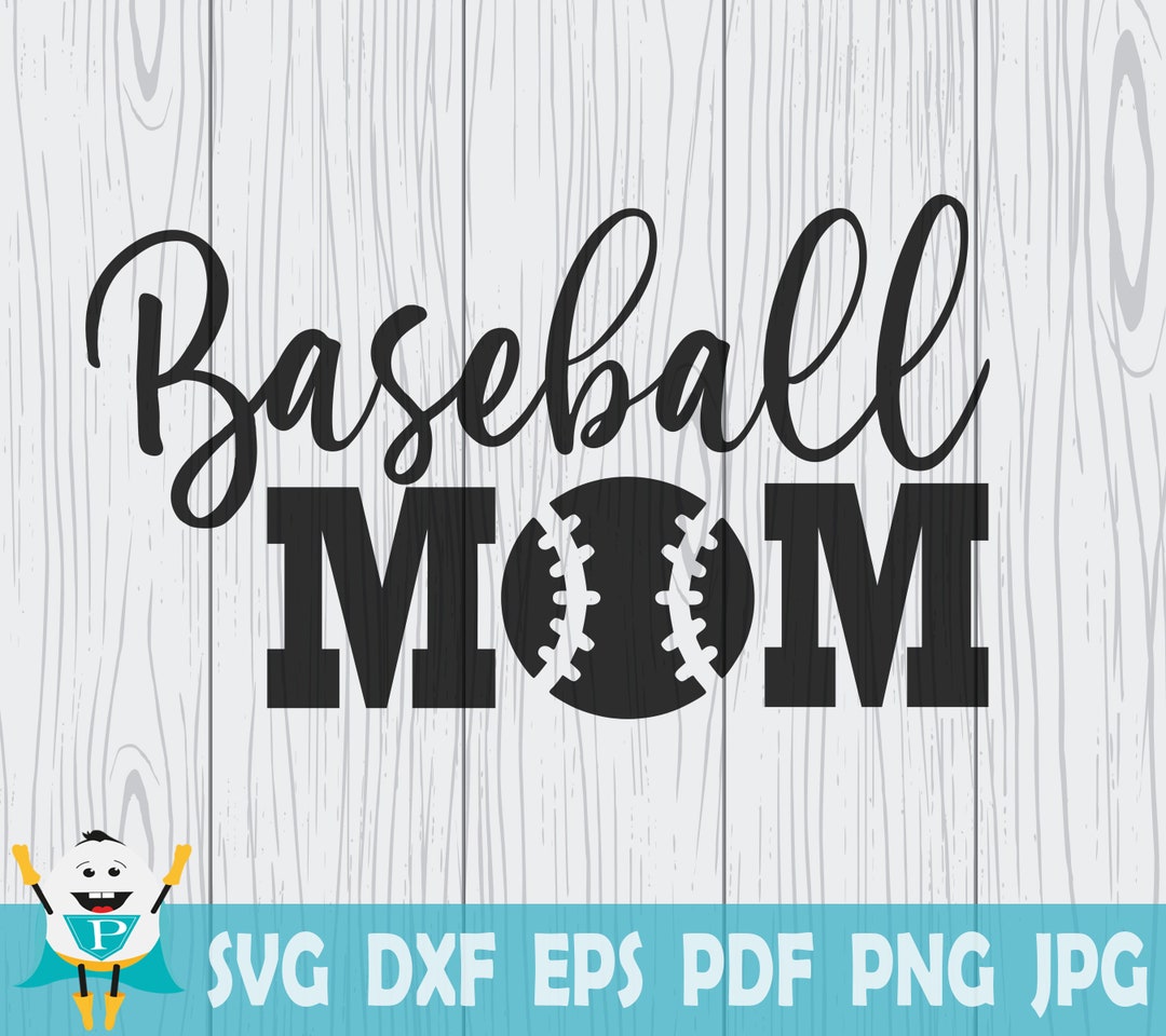 Baseball Mom SVG ,cut File ,printable Vector, Cricut , Silhouette , T ...