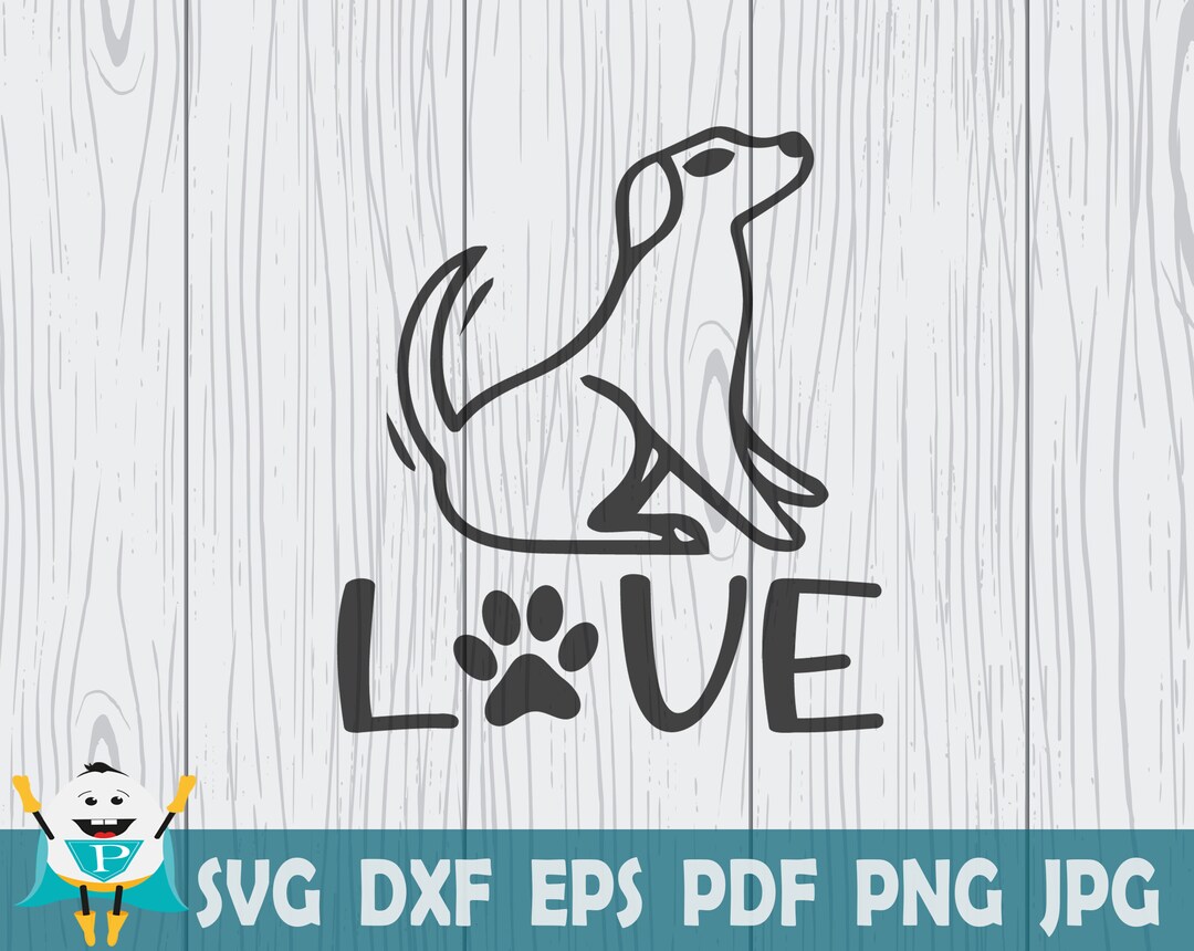 Love SVG, Love Dog, Printable Vector ,cricut , Cut File, Instant ...