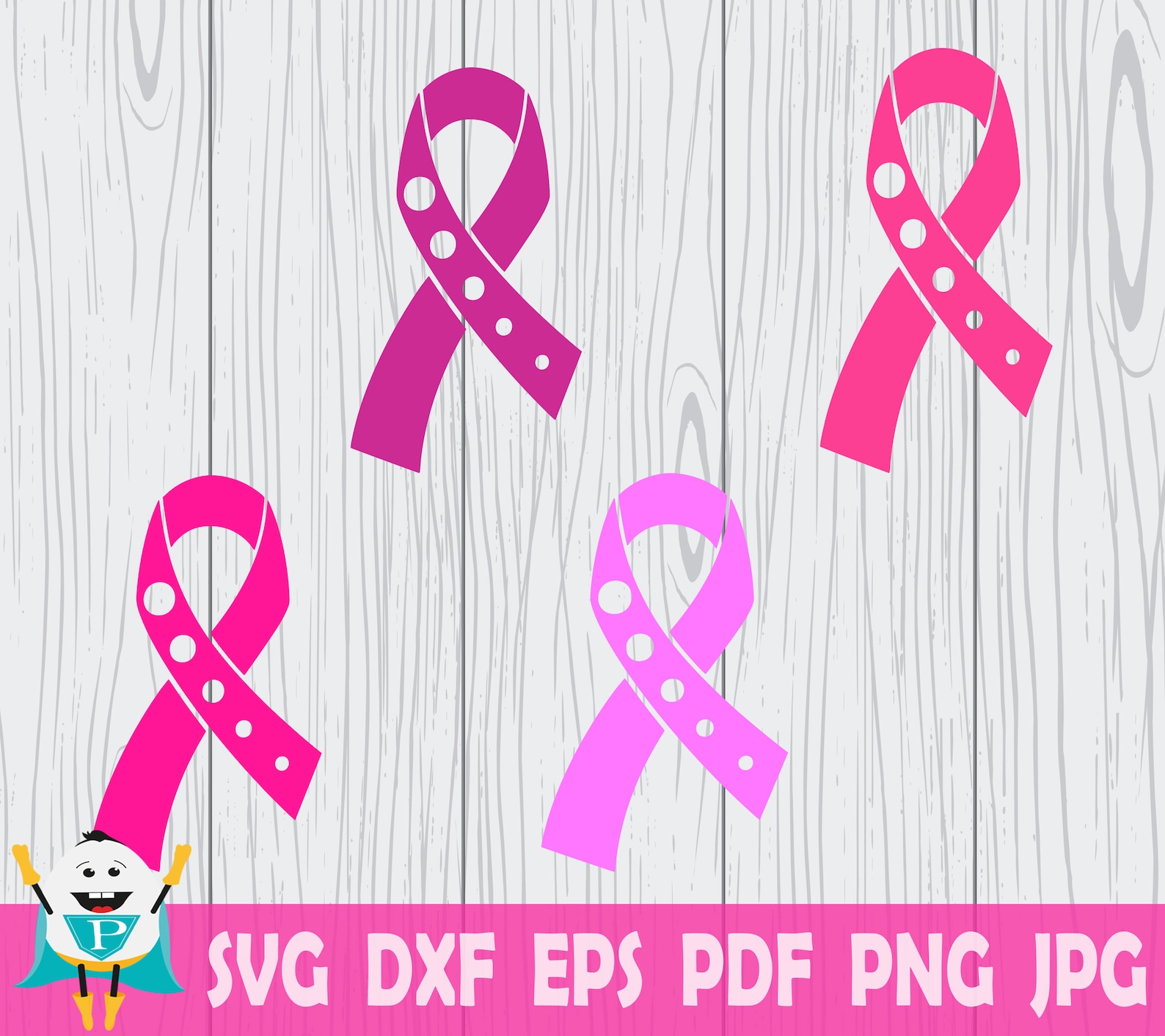Cancer Ribbon SVG Vector Cricut Commercial Use Digital - Etsy