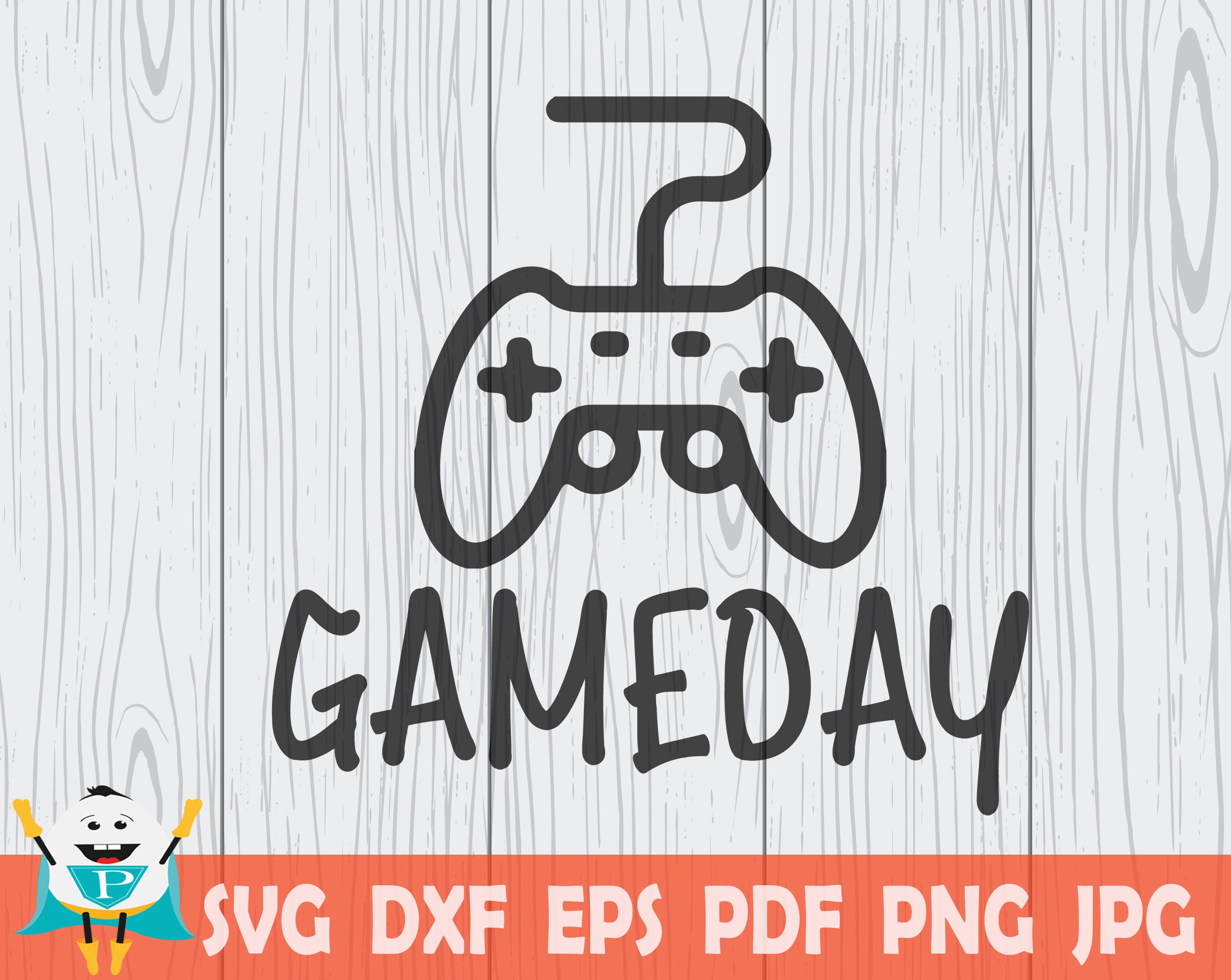 Game Day SVG, Printable Vector ,silhouette, Circut Cut File, Instant ...