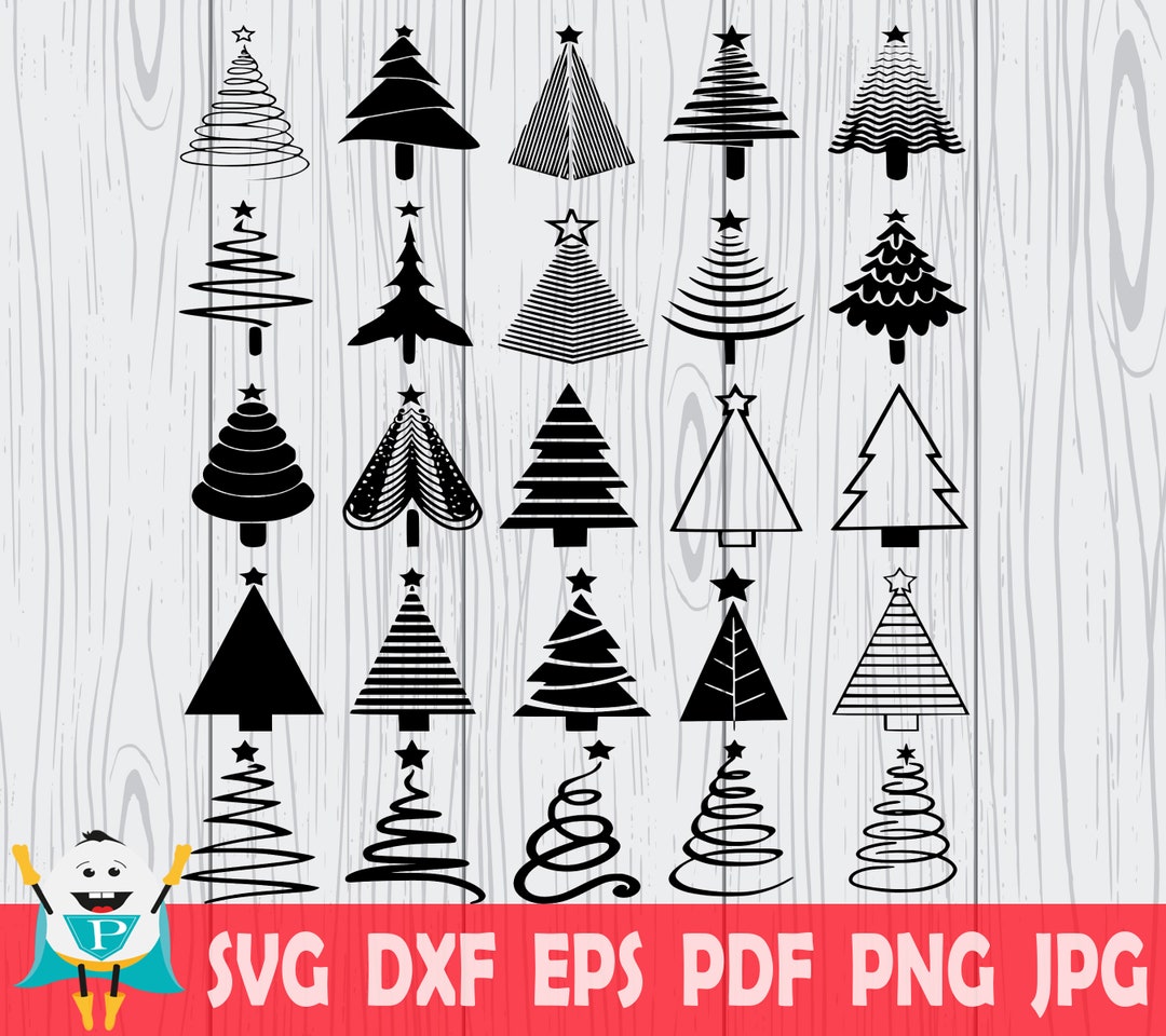 Tree SVG, Bundle, Printable Vector ,cricut , Silhouette , Christmas ...