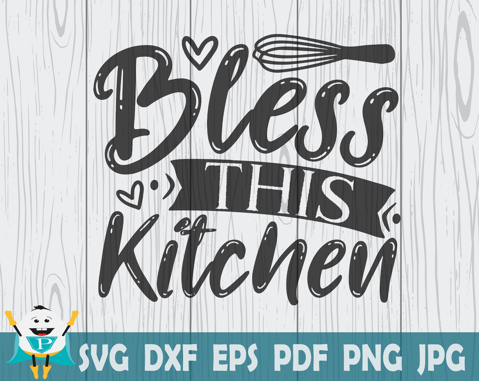 Bless This Kitchen SVG Printable Vector cricut Cut File - Etsy