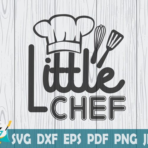 Chef Svg Cut File Instant Download Kitchen Silhouette - Etsy