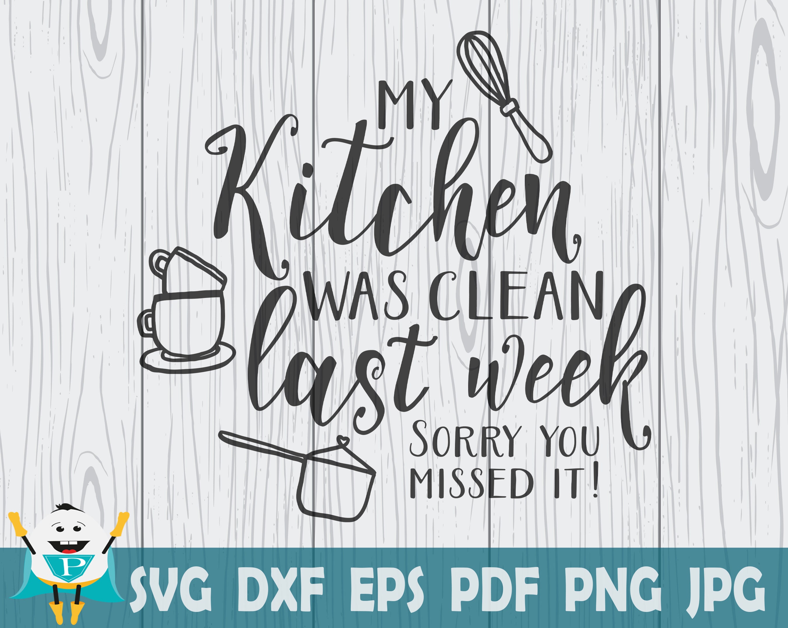 Kitchen Bundle SVG Printable Vector cricut Cut File - Etsy