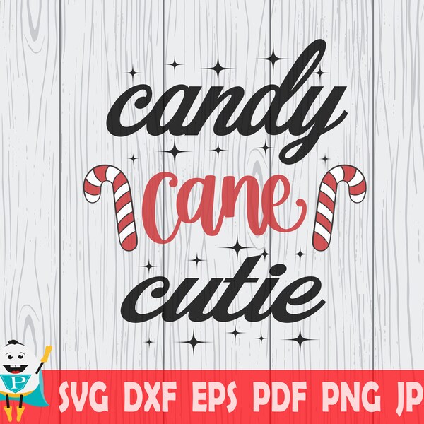 Printable Candy Cane Cutie Svg - Etsy