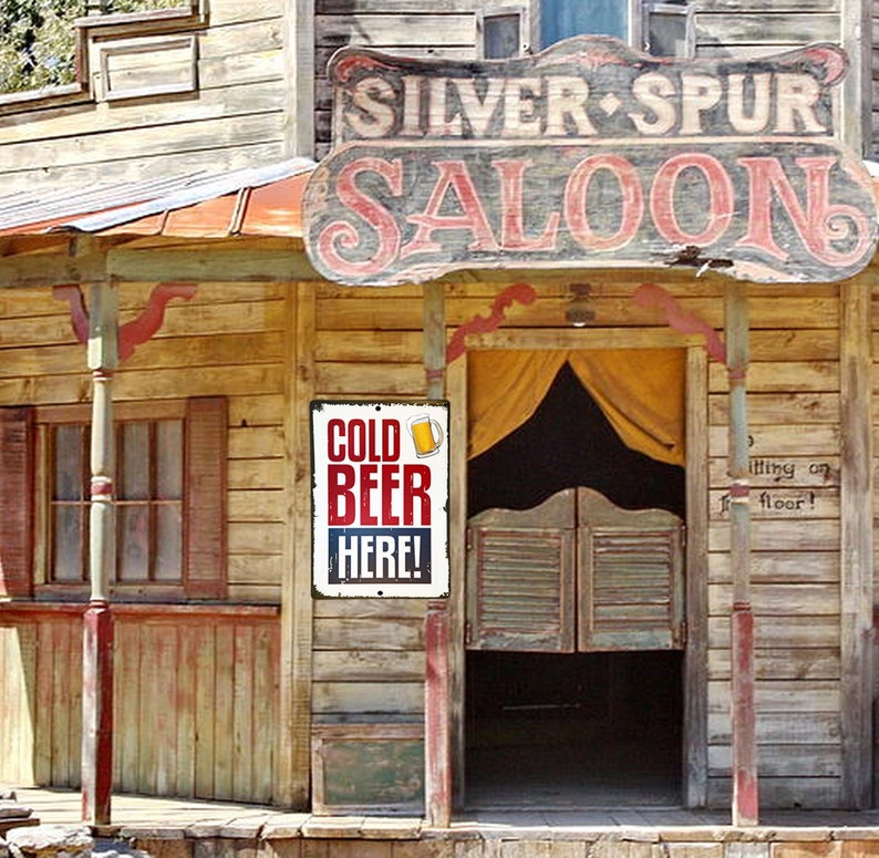 Cold Beer Here Sign Beer Lover Man Cave Bar Dorm Novelty - Etsy