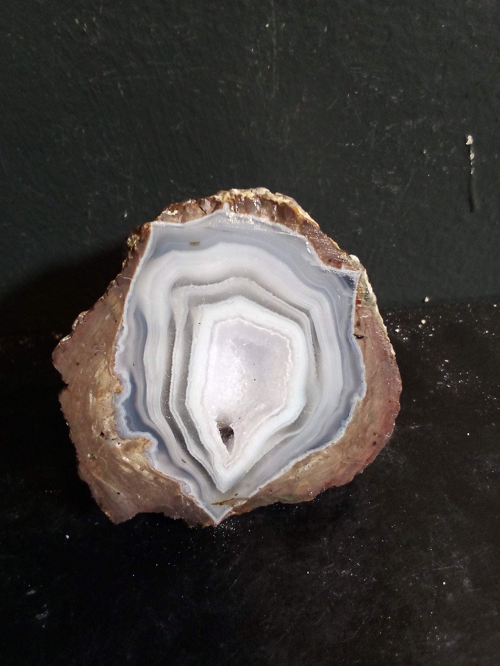 Blue Lace Agate Utah Dugway Geode Half - Etsy