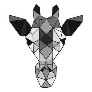 Polygon Wild Animals Digital Download Poster Gift Printable Wall Art ...