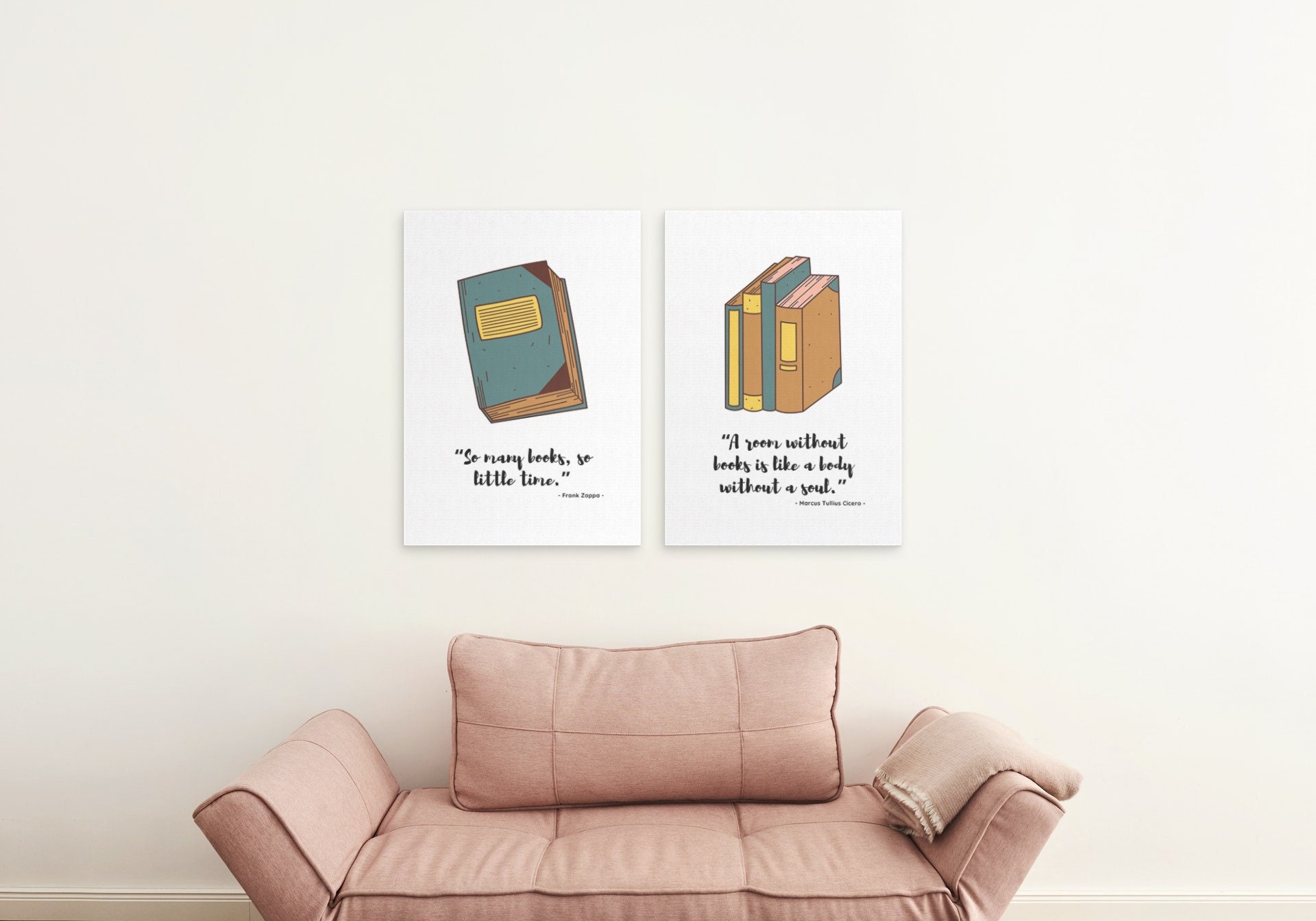 Books Lover Digital Download Poster Gift Printable Wall Art Decoration ...