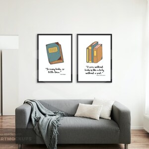 Books Lover | Digital Download | Poster Gift | Printable Wall Art ...
