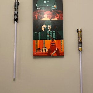 Star Wars Lightsaber Wall Mount - Etsy
