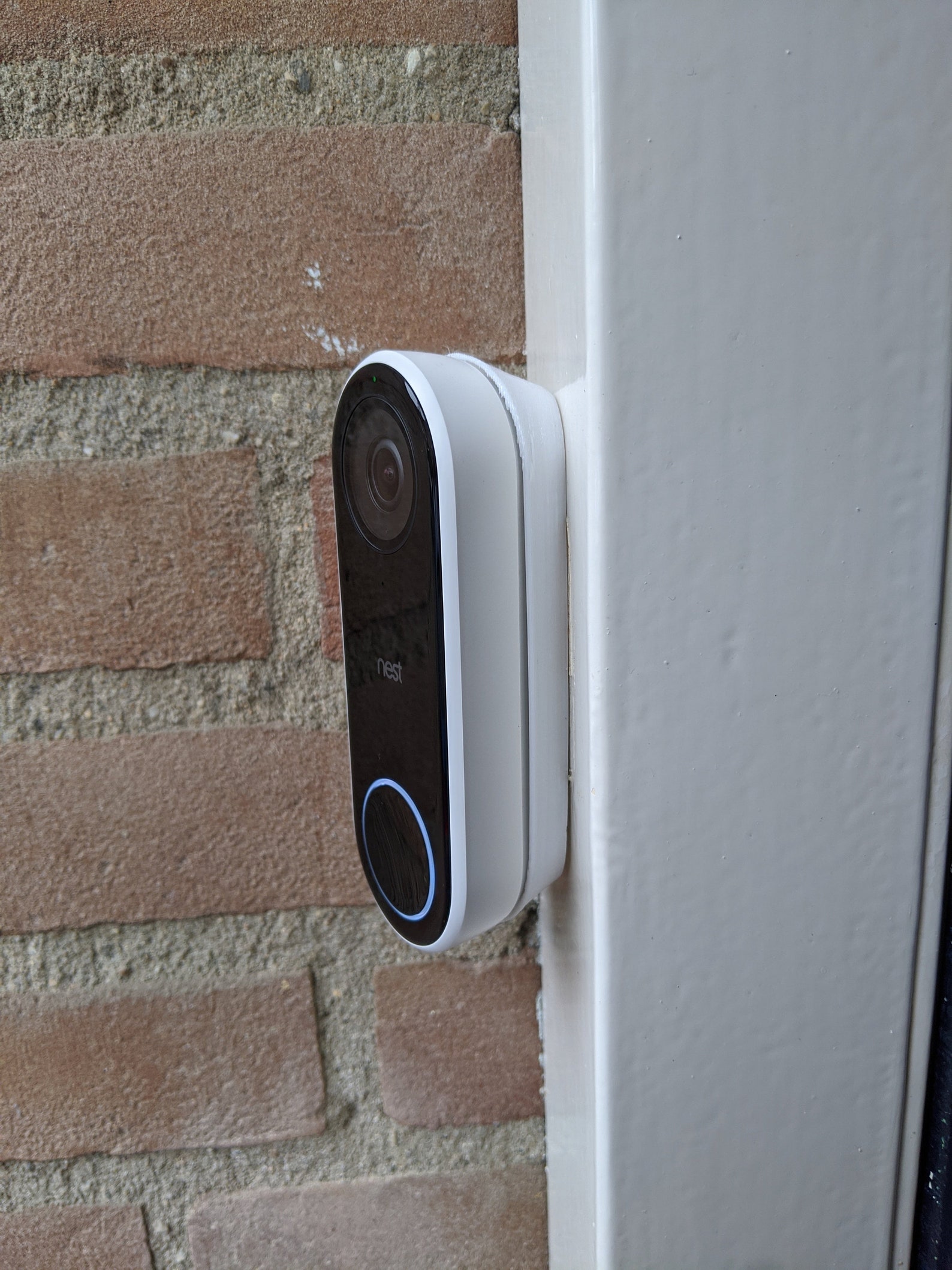 Nest Hello Doorbell Angle Wedge Adapter Mount Kit 30 or 45 Degree Black ...
