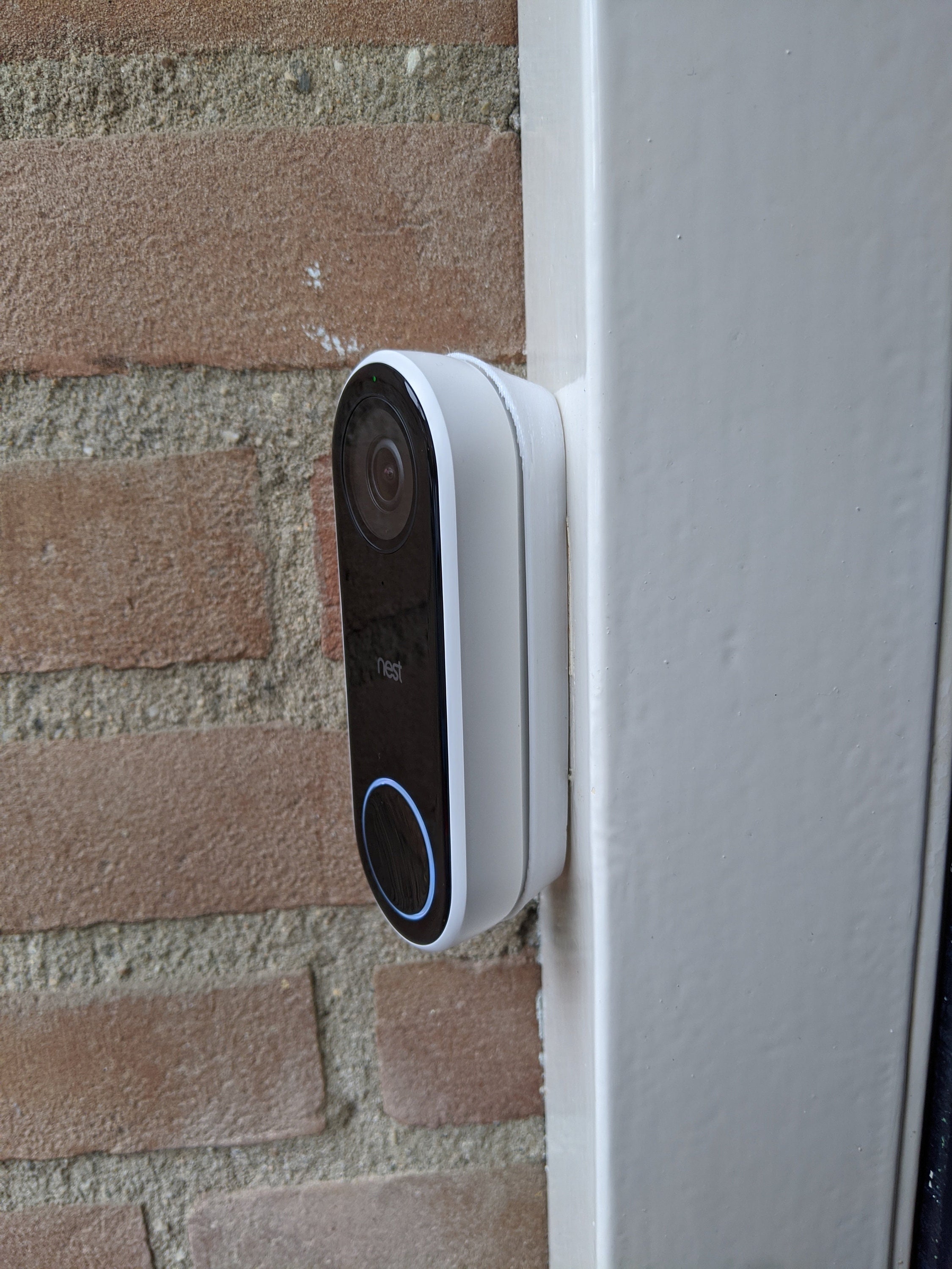 Nest Hello Doorbell Angle Wedge Adapter Mount Kit 30 or 45 Degree Black ...