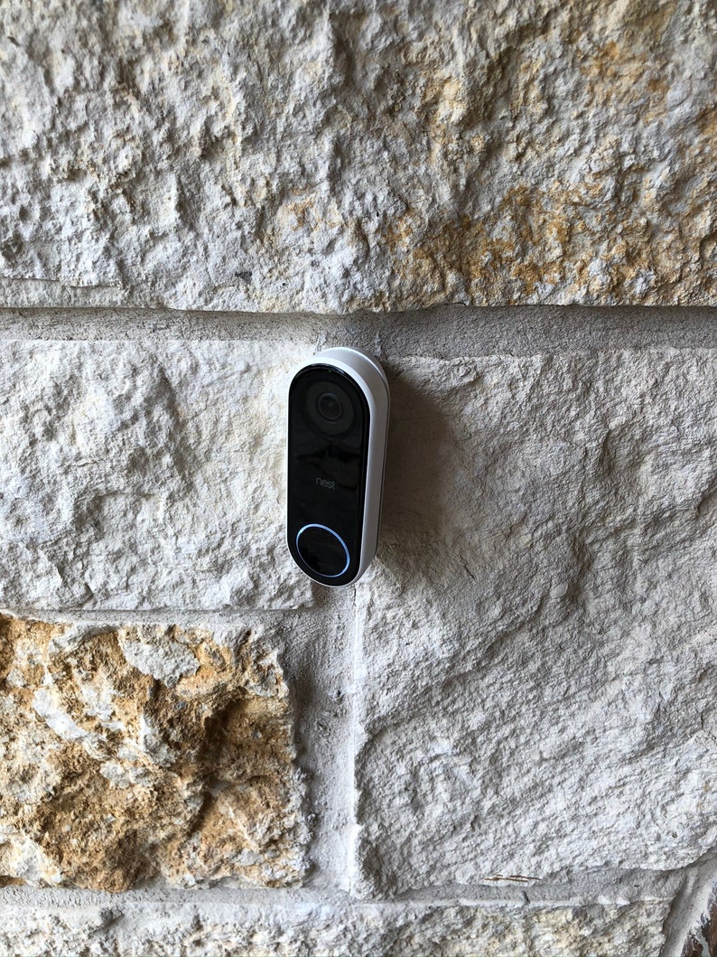 Nest Hello Doorbell Angle Wedge Adapter Mount Kit 30 or 45 Degree Black ...