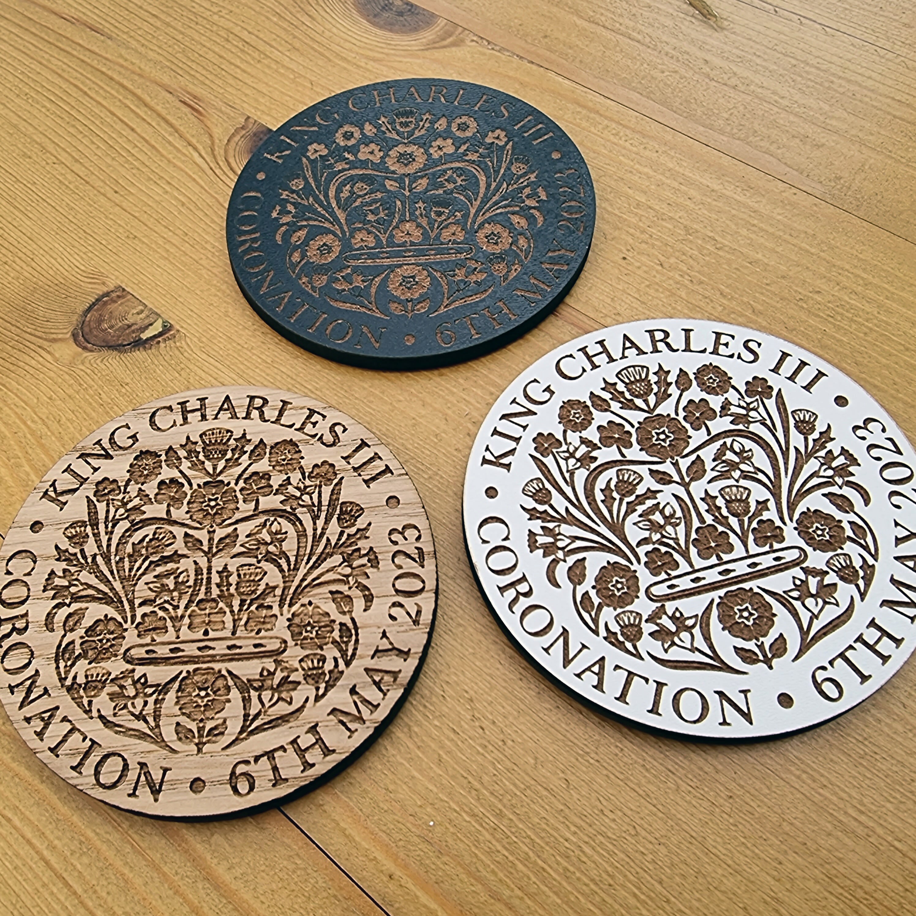 King Charles III FRIDGE Magnet Coronation Gift Made in UK Laser ...