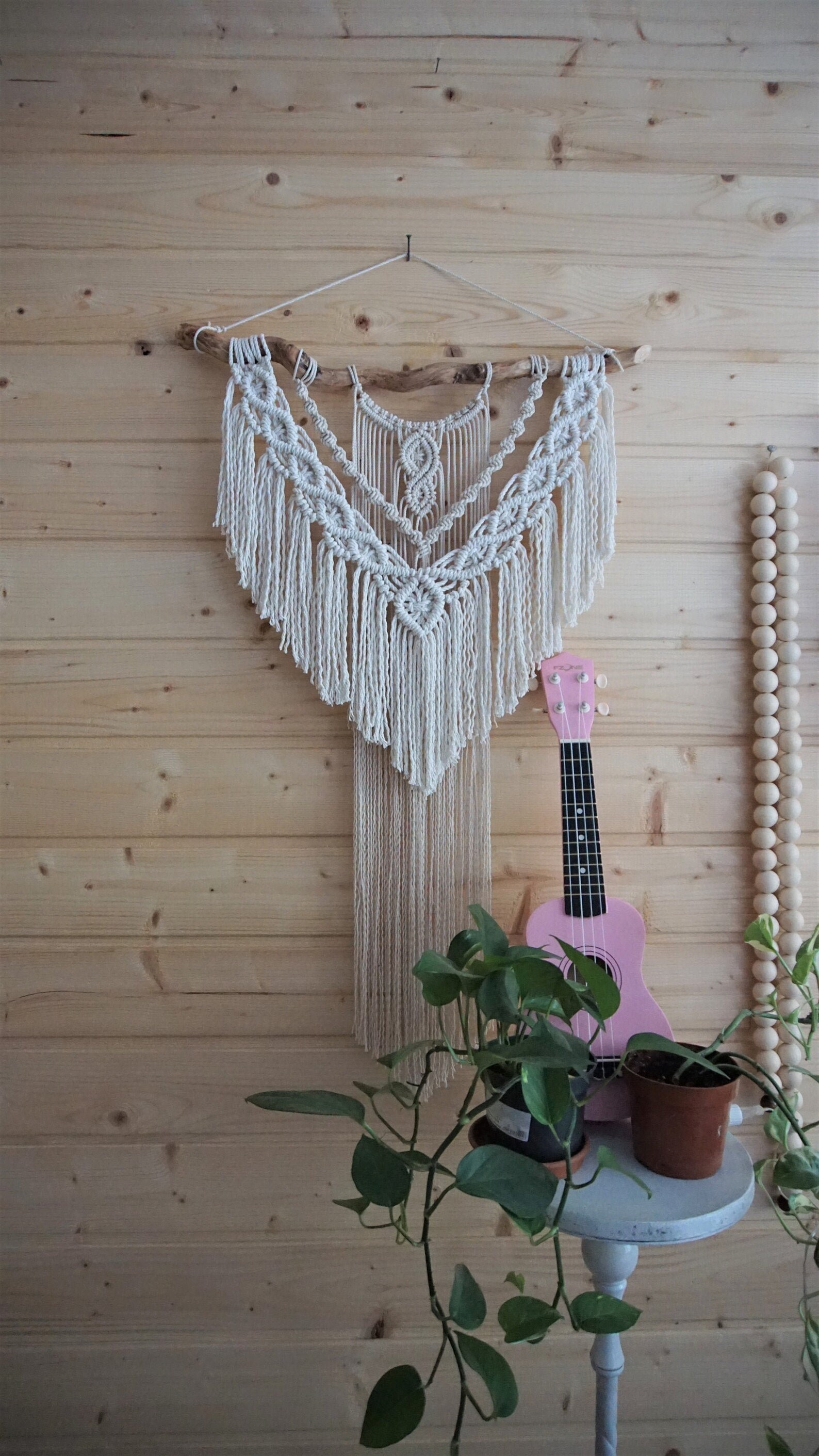 Macrame wall hanging Bohemian macrame decor Boho wall | Etsy