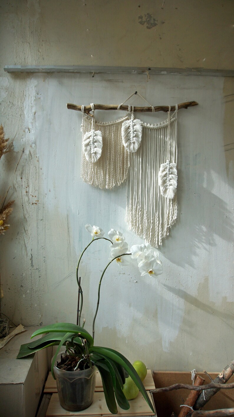 Macrame wall hanging Bohemian macrame decor Boho wall | Etsy