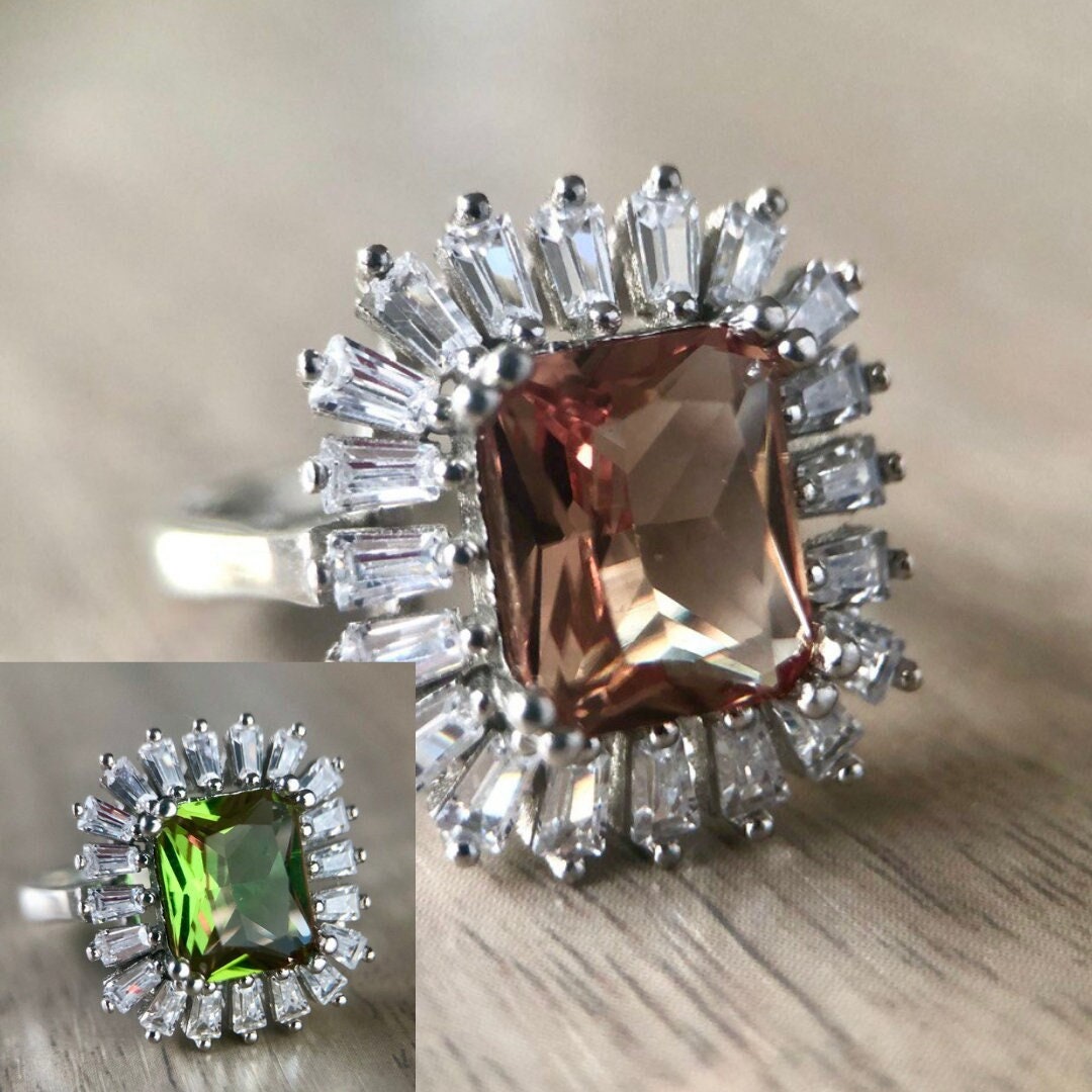 Color Changing Zultanite Ring, 925 Sterling Silver Ring, 925 Silver ...