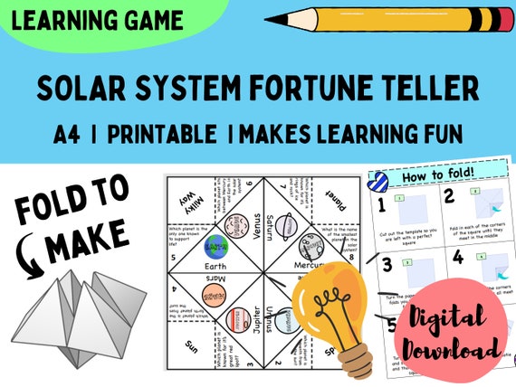 Solar System Space Science Revision Game STEM - Etsy