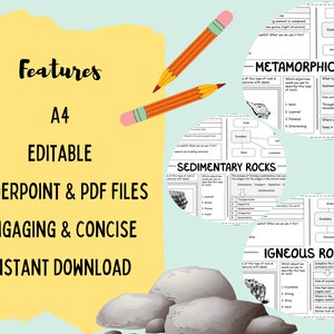 Rock Cycle Rock Types Metamorphic, Igneous and Sedimentary Revision ...