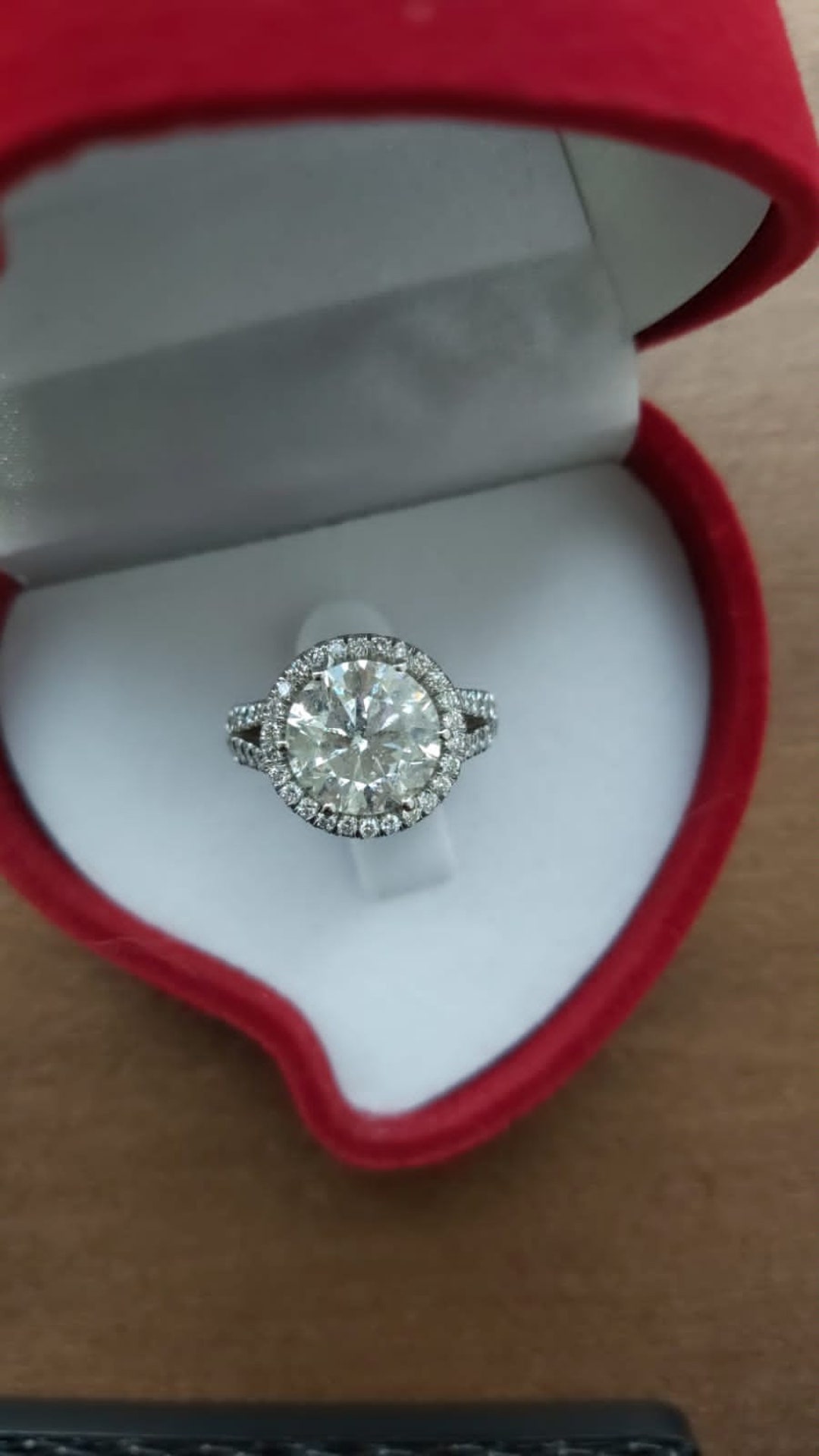 Diamond Engagement Ring 3.00 CT 14K White Gold, Annevrsary Wedding Ring ...