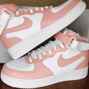 Custom Color Block Mid Air Force Ones - Etsy