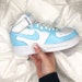 Custom Color Block Mid Air Force Ones | Etsy