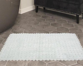 Mint Green Bath Mat - Etsy