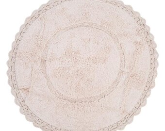 Round Bathroom Rug - Etsy
