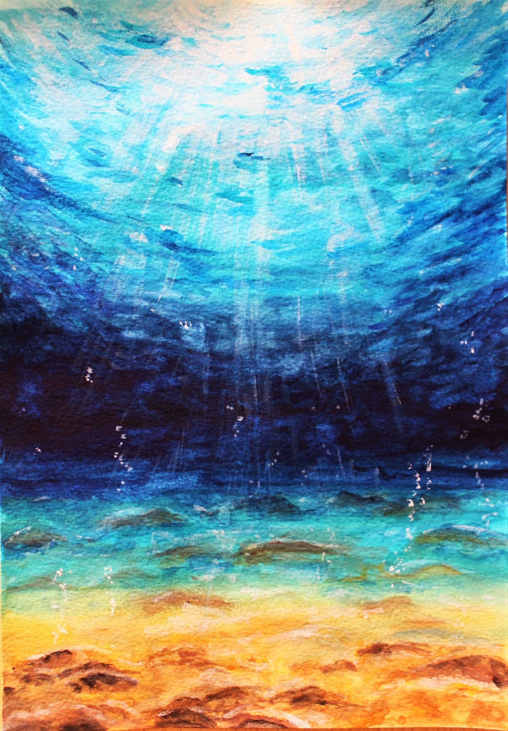 Underwater Painting Watercolor