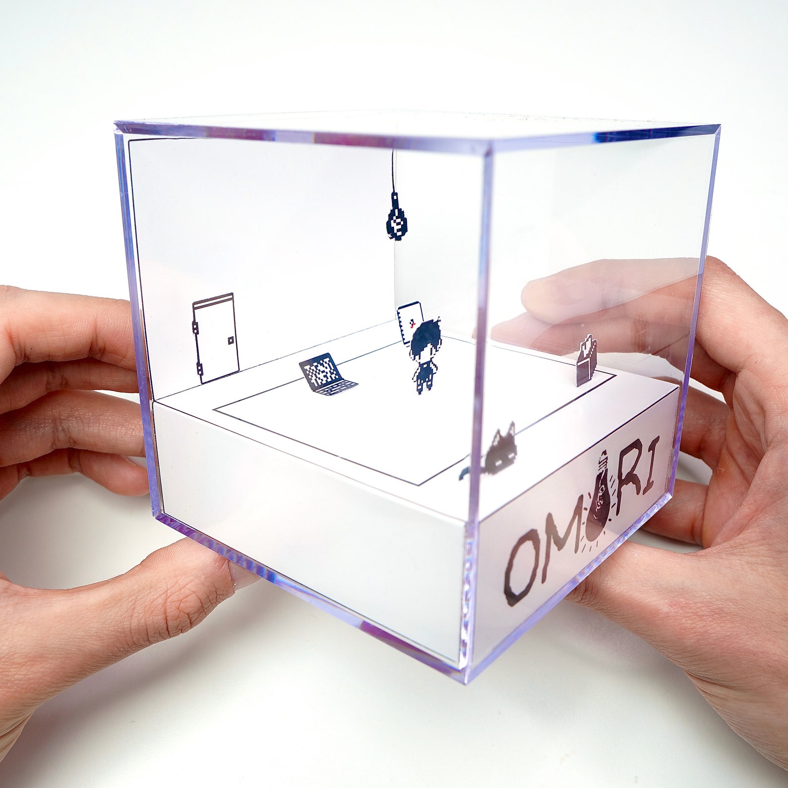 Omori White Space Cube - DIY Diorama Cube Papercraft Shadowbox - Omori ...