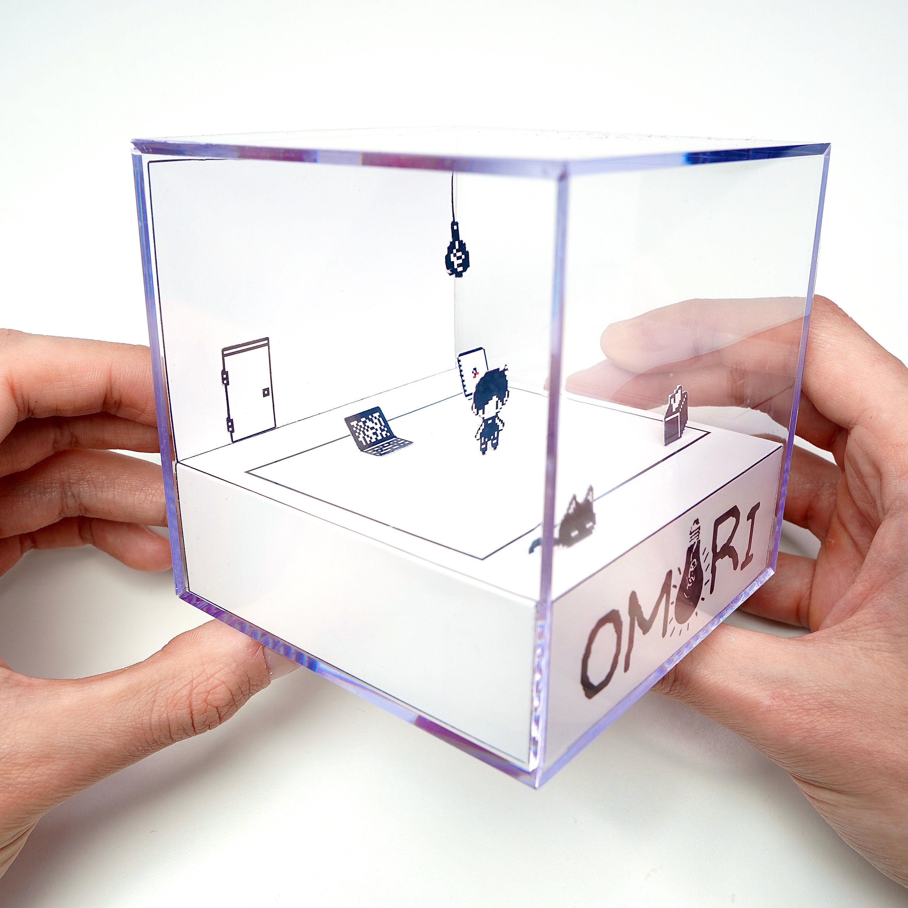Omori White Space Cube DIY Diorama Cube Papercraft Shadowbox - Etsy ...