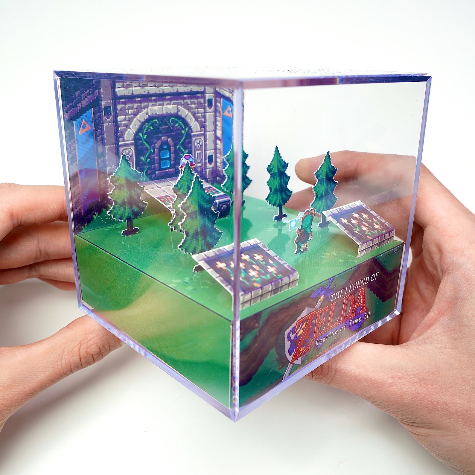 Zelda Ocarina of Time Cube DIY Diorama Cube Papercraft - Etsy México