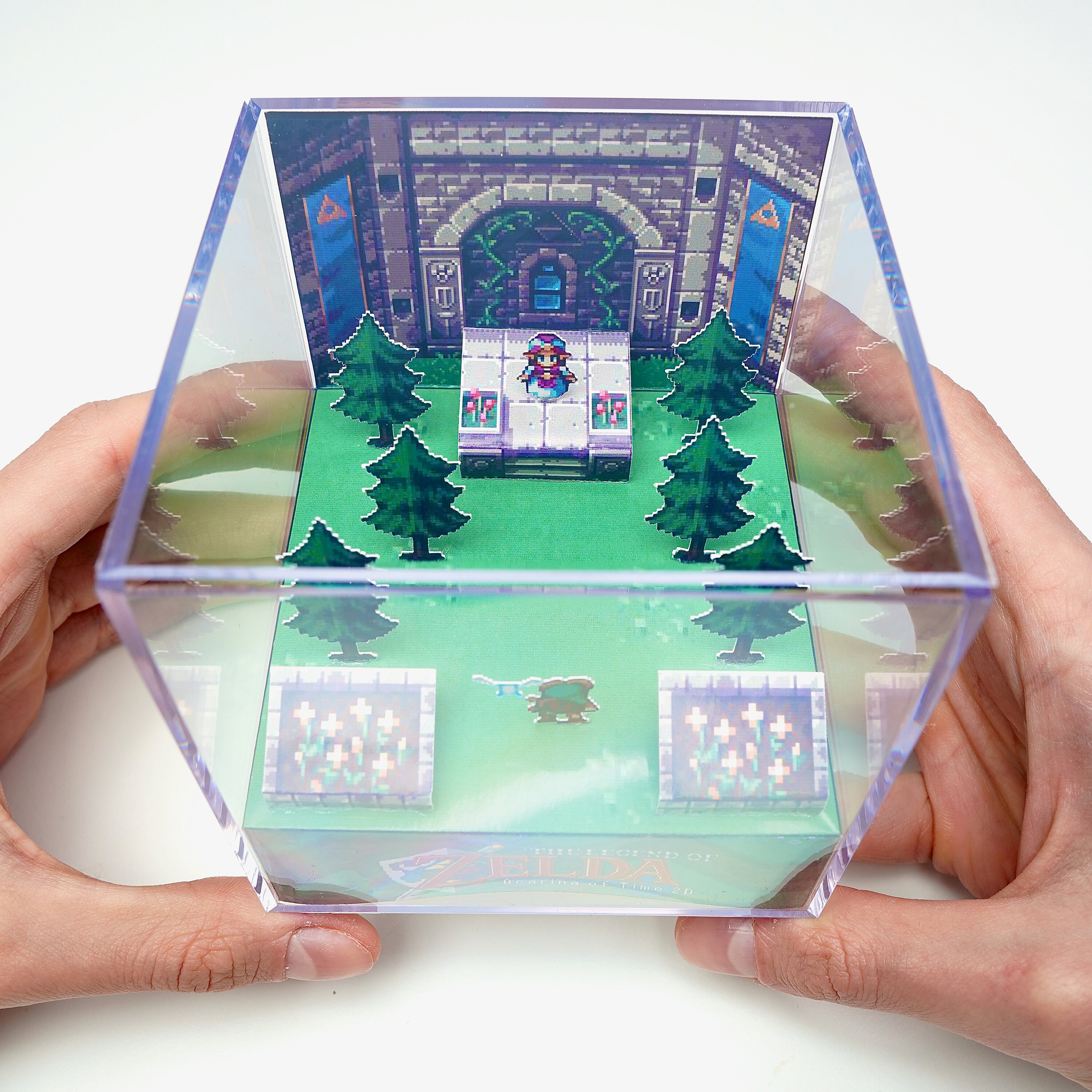 Zelda Ocarina of Time Cube DIY Diorama Cube Papercraft - Etsy España