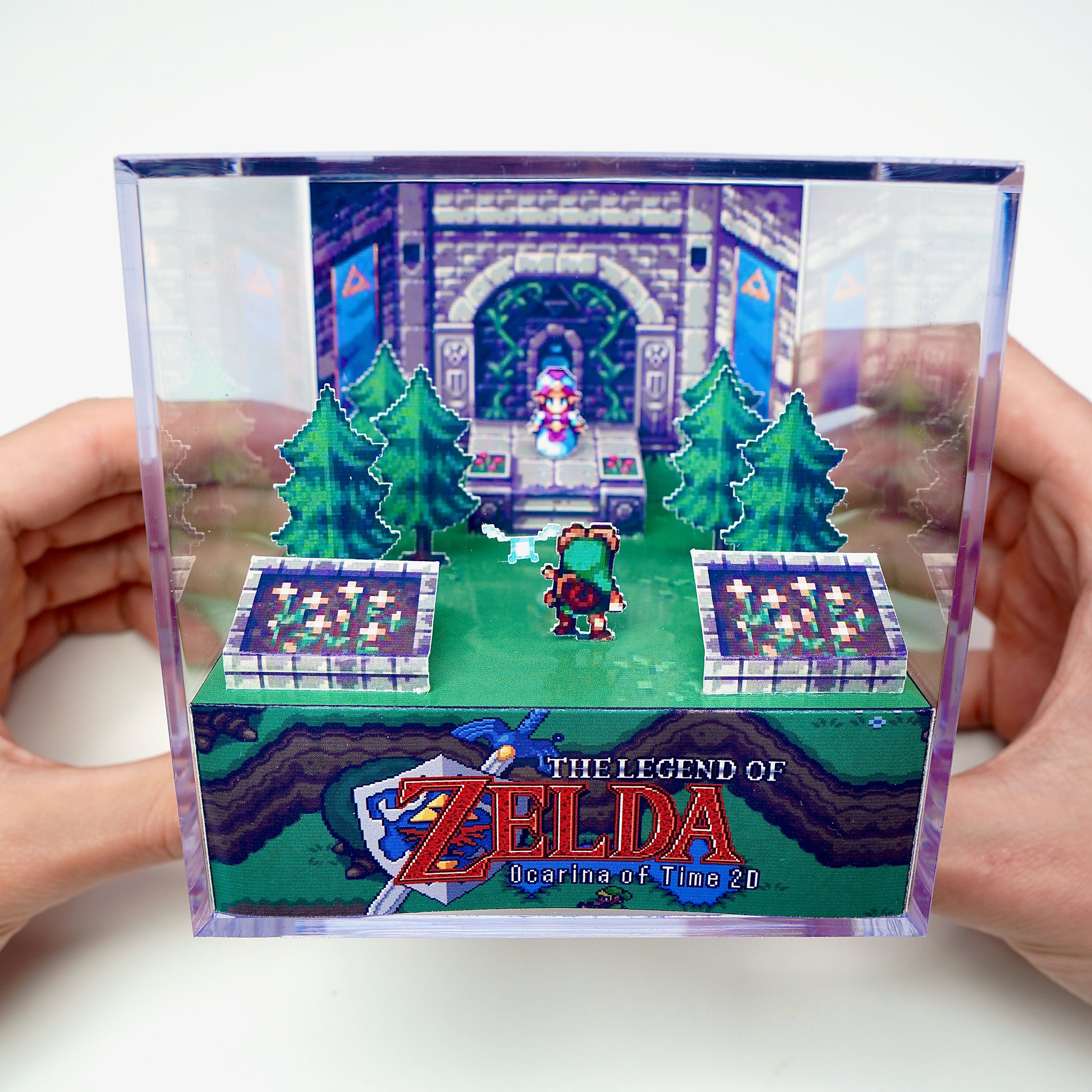 Zelda Ocarina of Time Cube DIY Diorama Cube Papercraft - Etsy México
