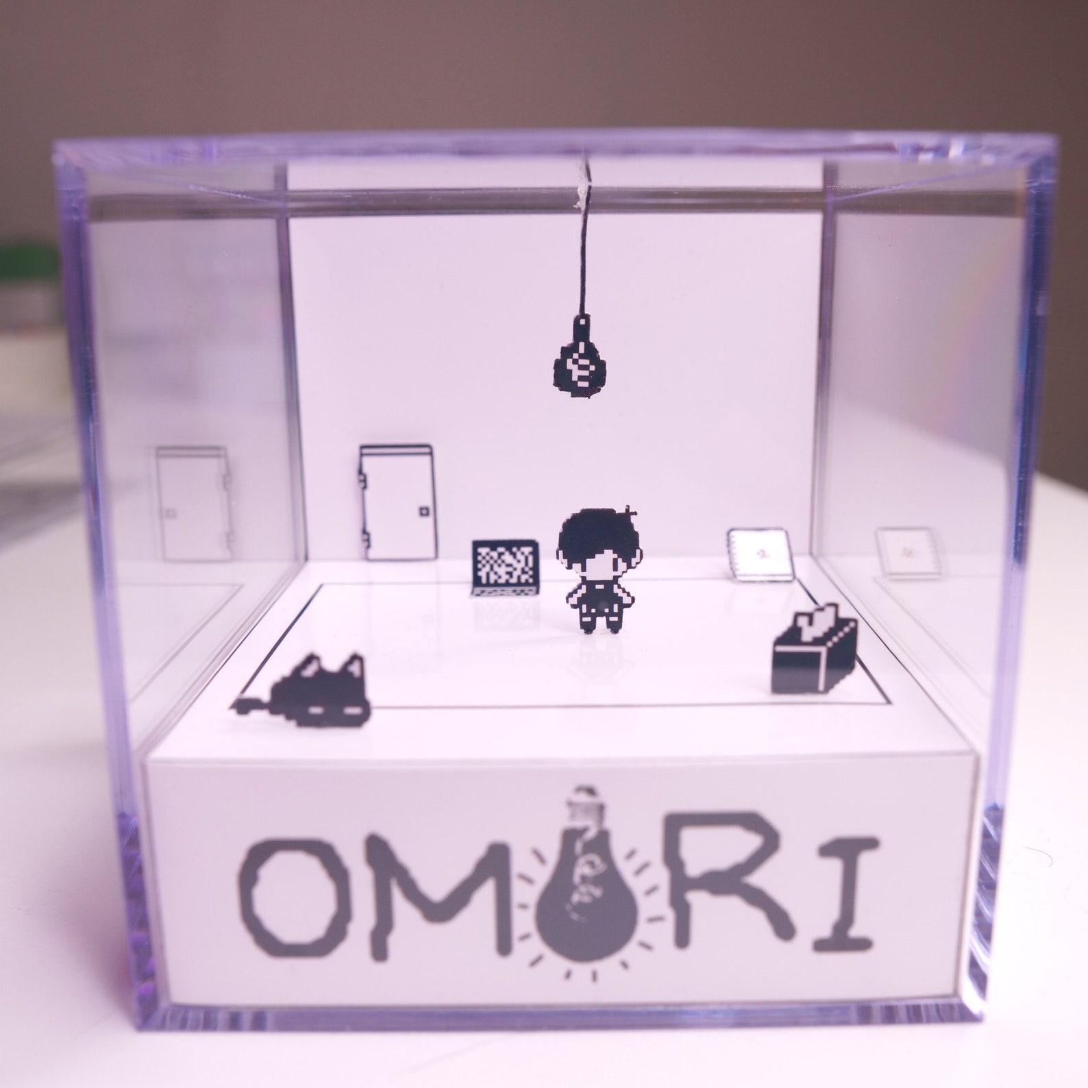 OMORI White Space 3D Cube Diorama Omori Acrylic Box Gift | Etsy India