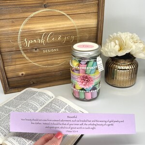 Identity in Christ Jar/52 Bible Verses/devotional/scripture/prayer ...
