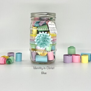 Identity in Christ Jar/52 Bible Verses/devotional/scripture/prayer ...