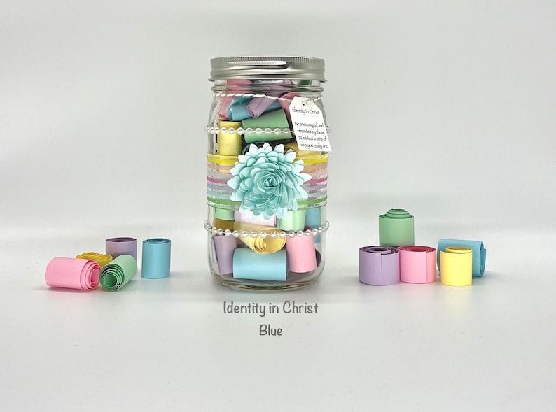 Identity in Christ Jar: 52 NIV Bible Passages, Devotional Gift - Etsy