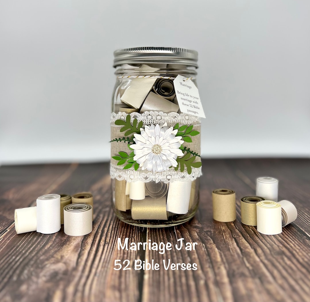 Marriage Jar: 52 NIV Bible Passages, Devotional Gift - Etsy