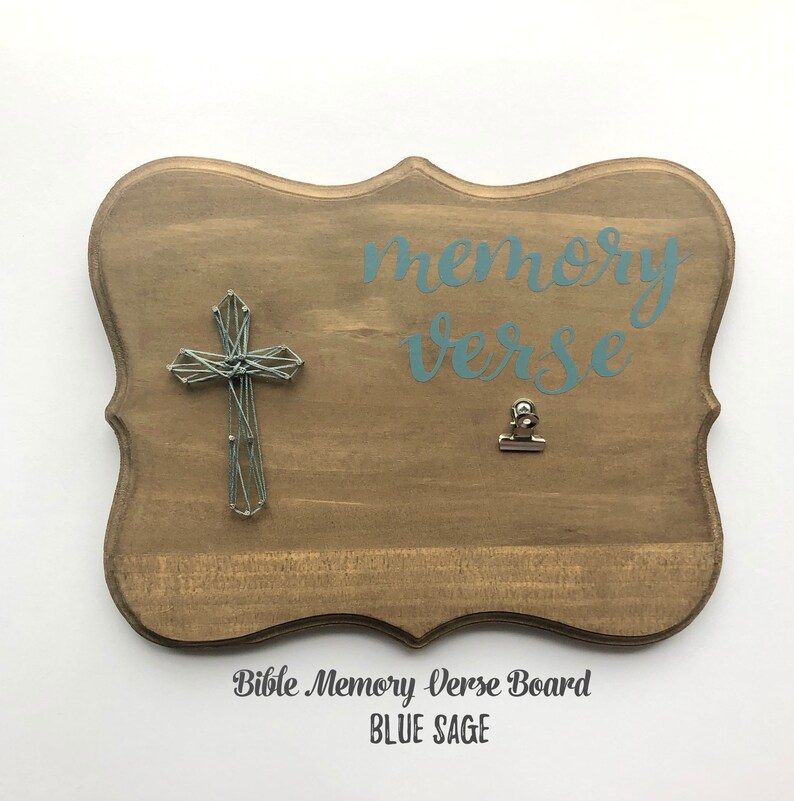 Bible Memory Verse Boards/scripture Memory Verse - Etsy