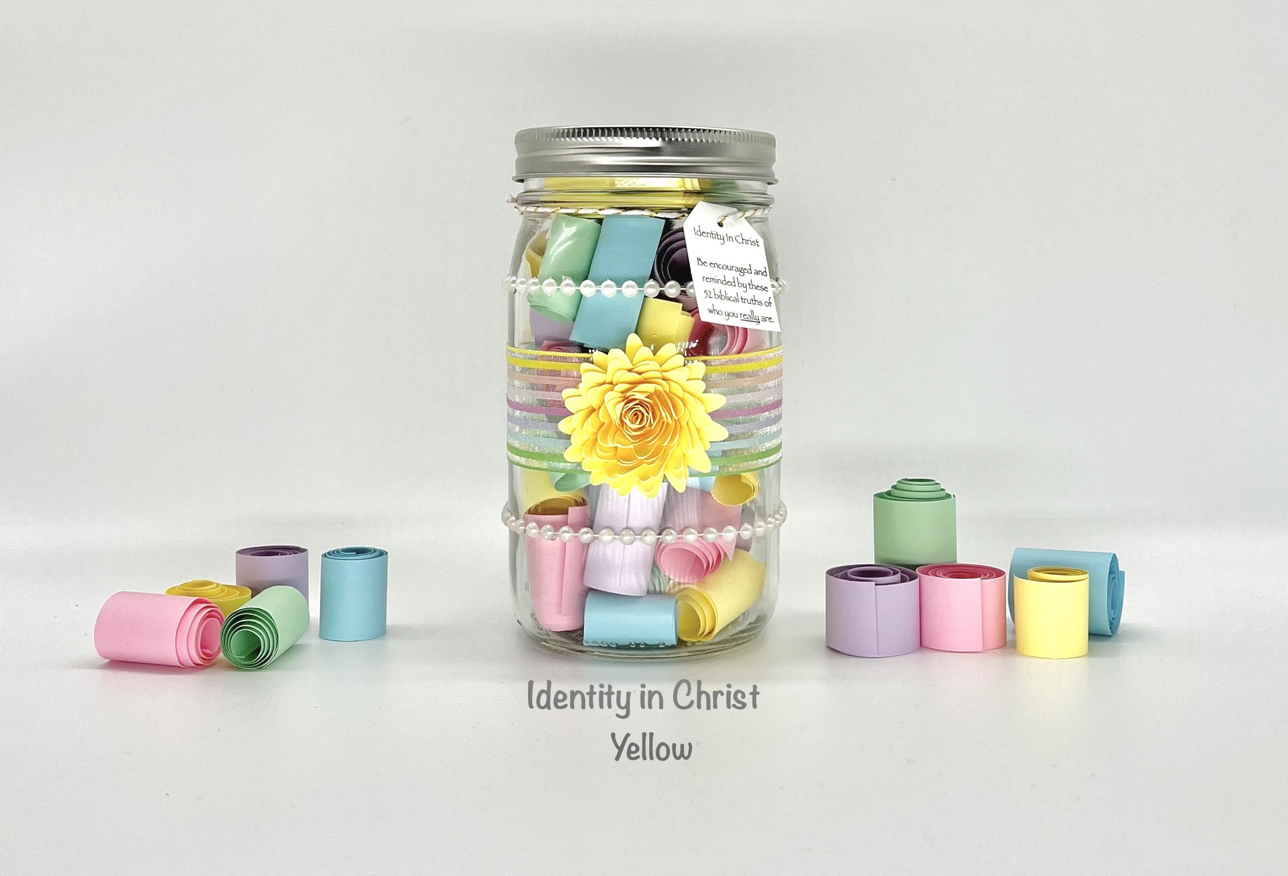 Identity in Christ Jar: 52 NIV Bible Passages, Devotional Gift - Etsy