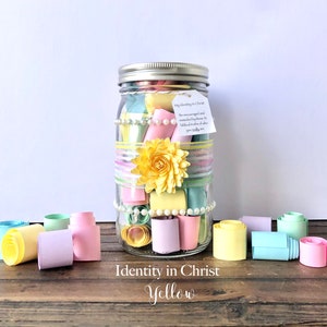 Identity in Christ Jar/52 Bible - Etsy