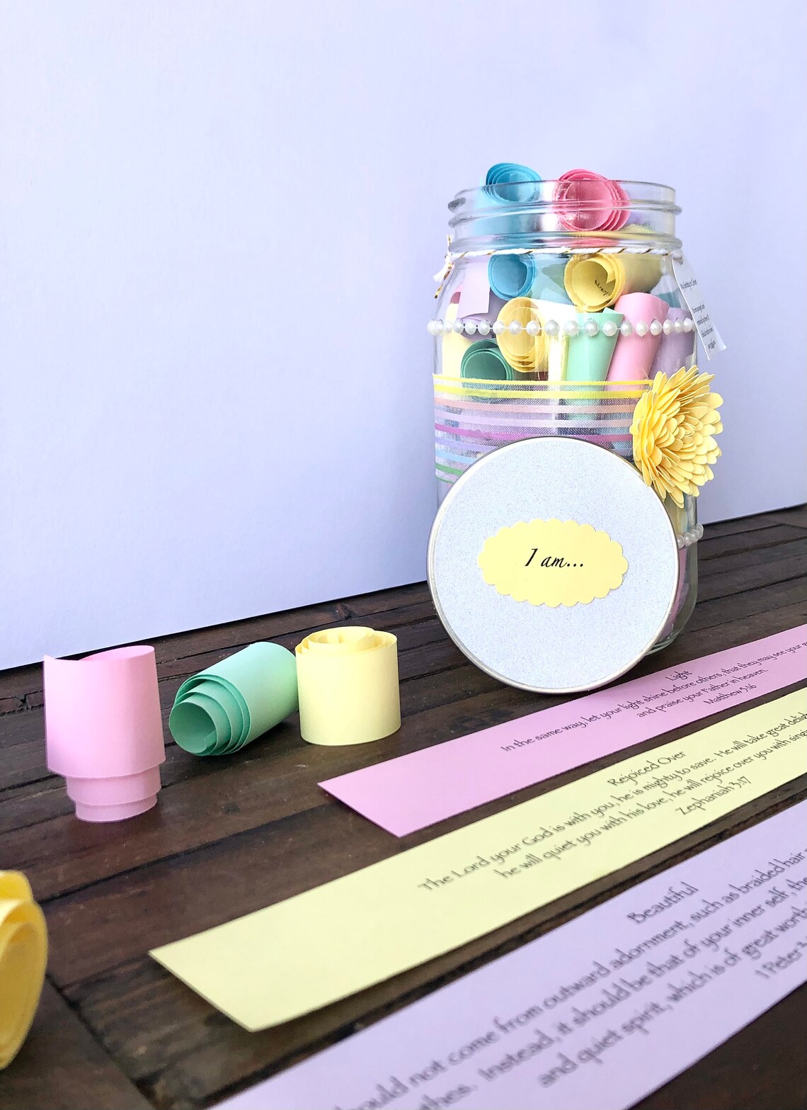 Identity in Christ Jar/52 Bible - Etsy