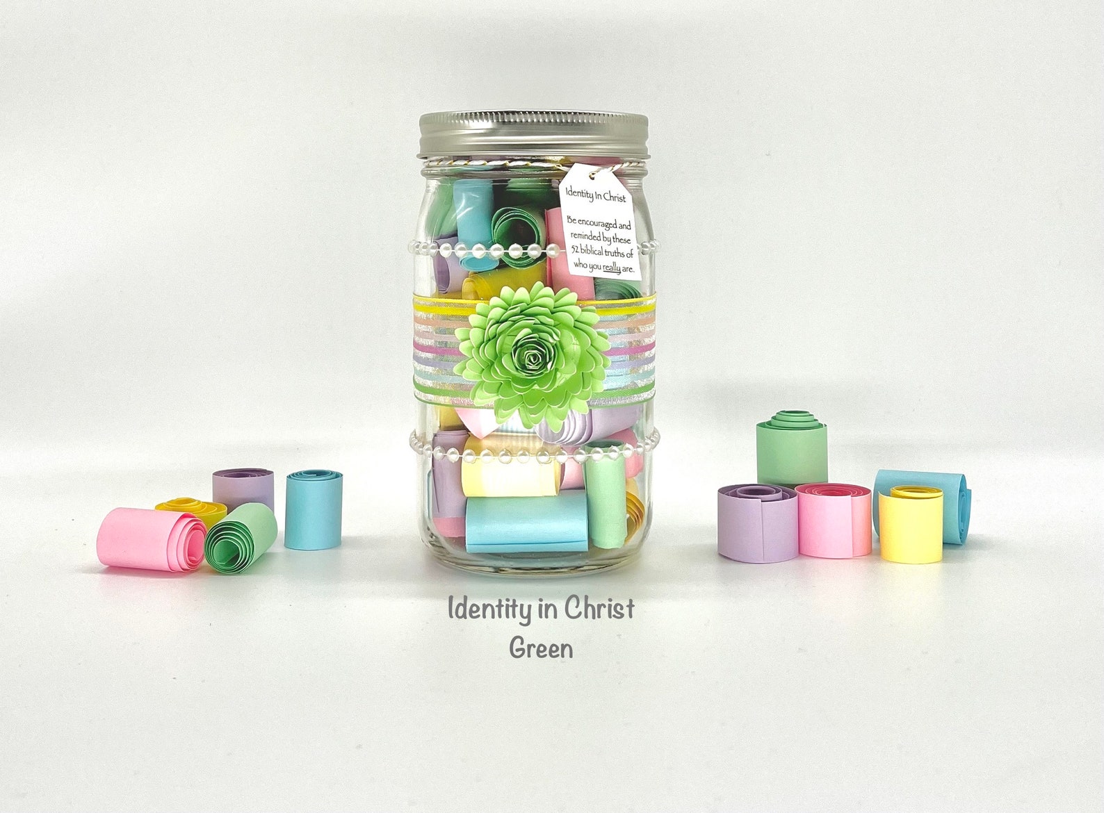 Identity in Christ Jar: 52 NIV Bible Passages, Devotional Gift - Etsy